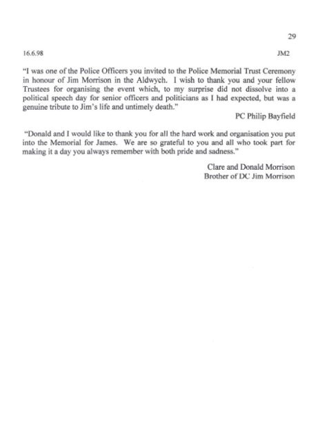 DC Jim Morrison QGM - The Police Memorial Trust